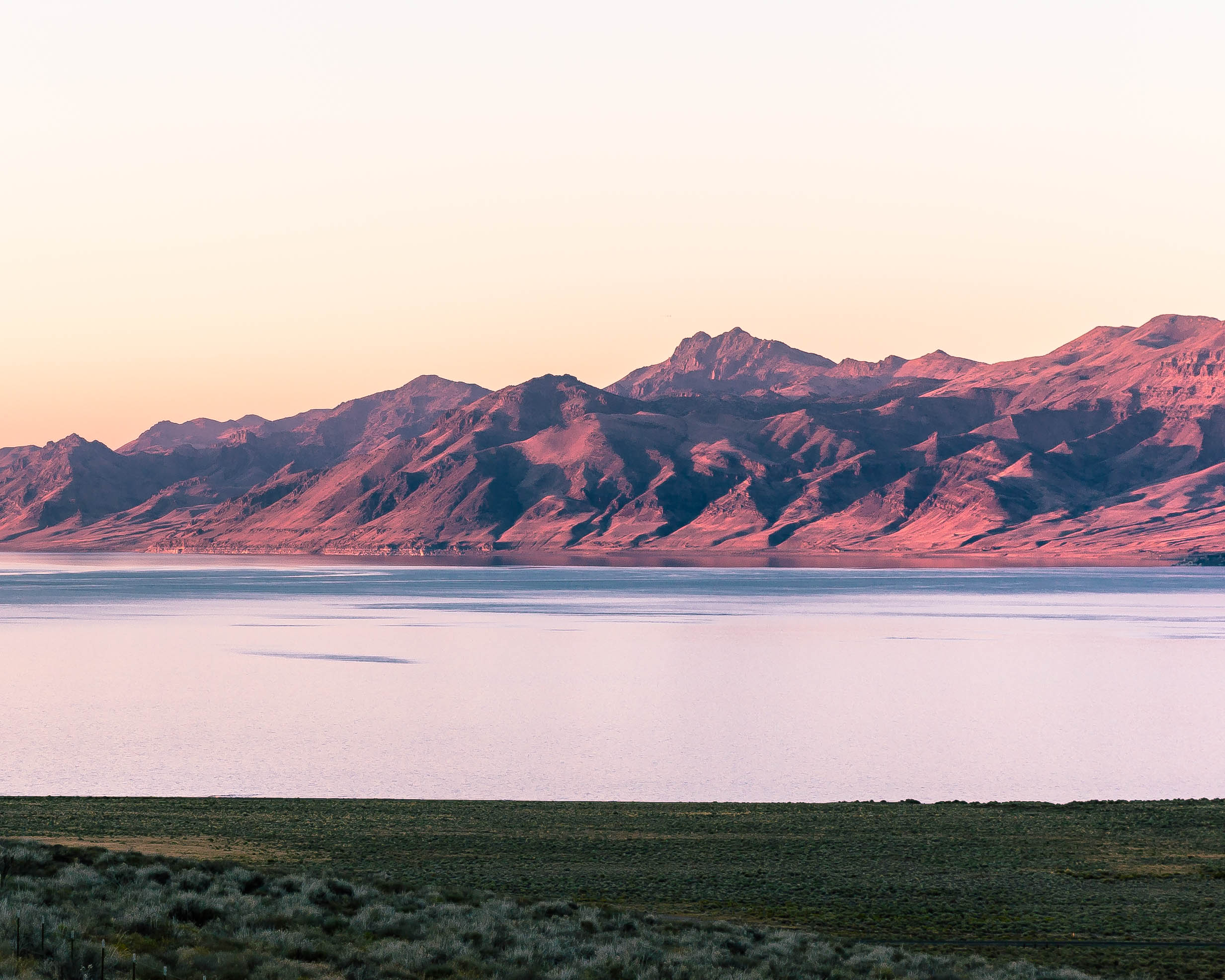 Camp at Tamarack Bay on Pyramid Lake, Reno, Nevada