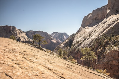 Backpack the Trans-Zion Trek, Zion NP, Lee Pass Trailhead