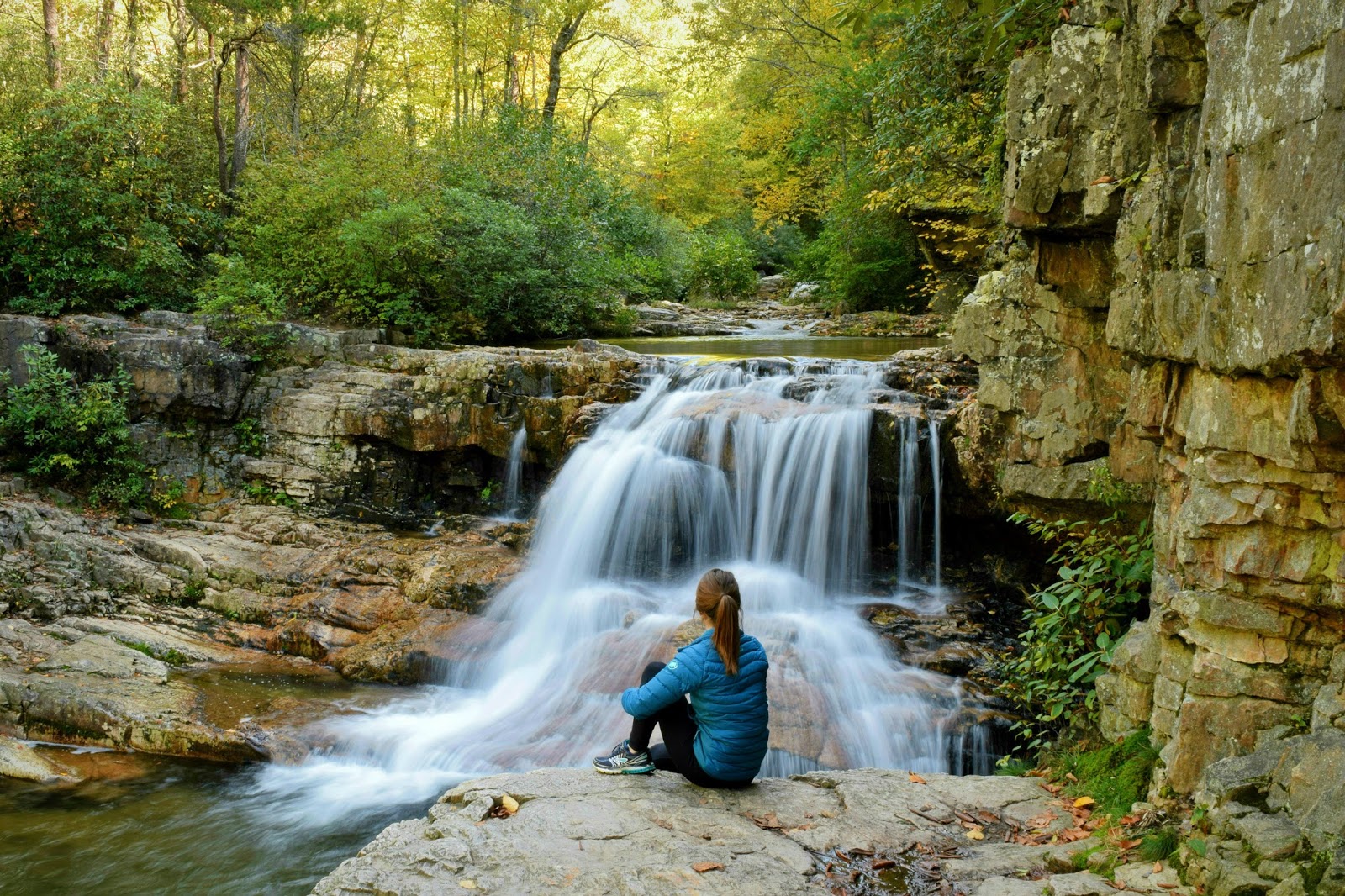 Hike to Saint Mary's Falls, Raphine, Virginia