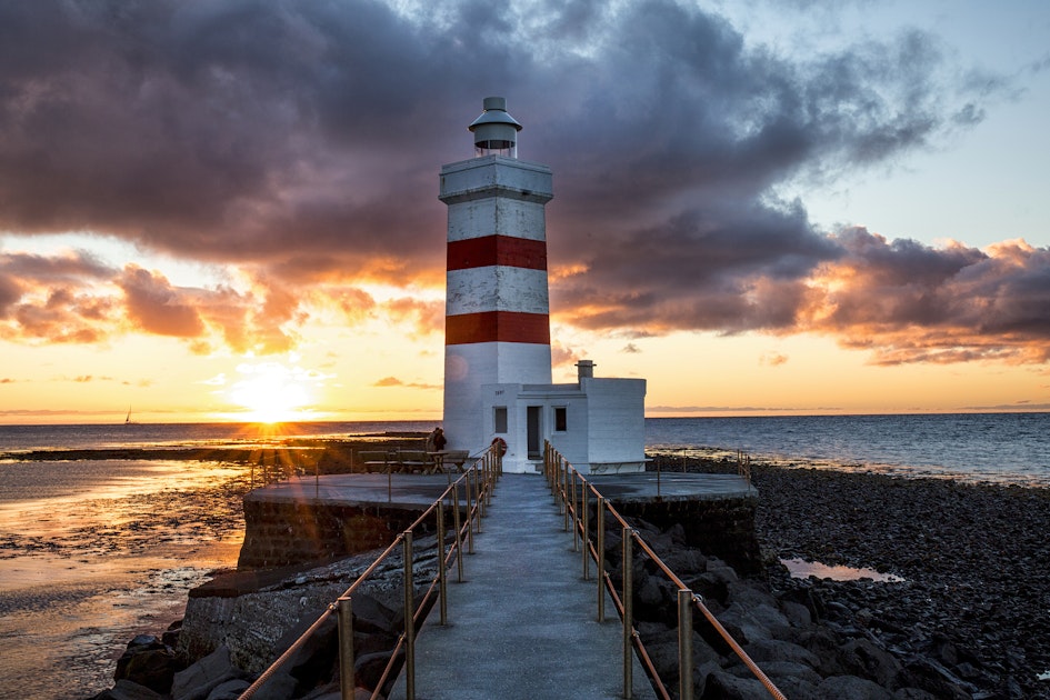 Photograph Gardur Lighthouse, Iceland, Garður, Iceland