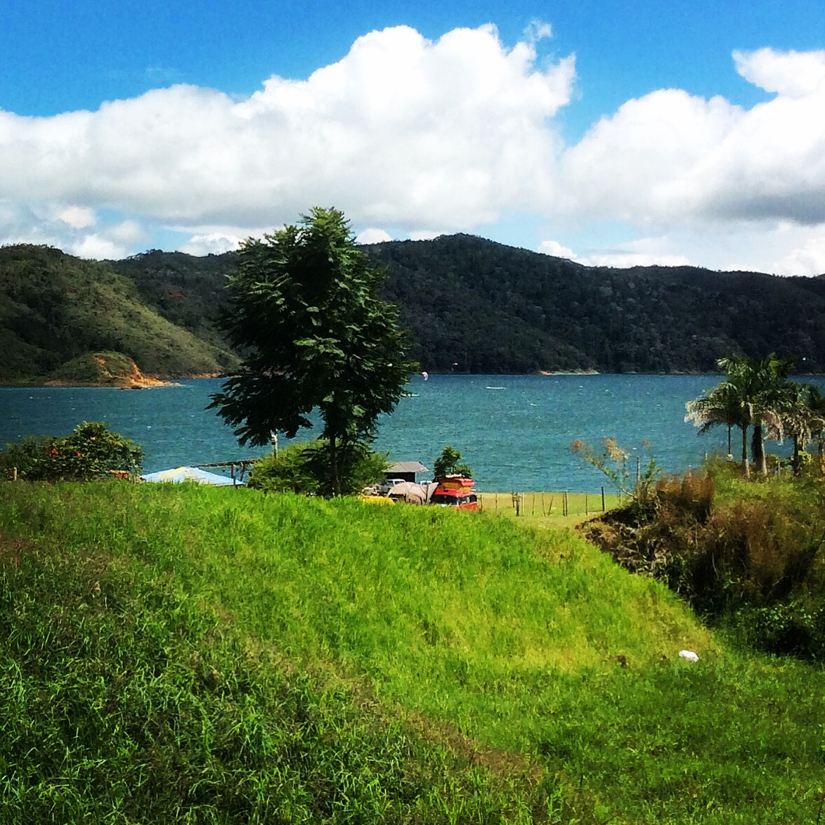 Camp at Lago di Calima, Calima, Colombia