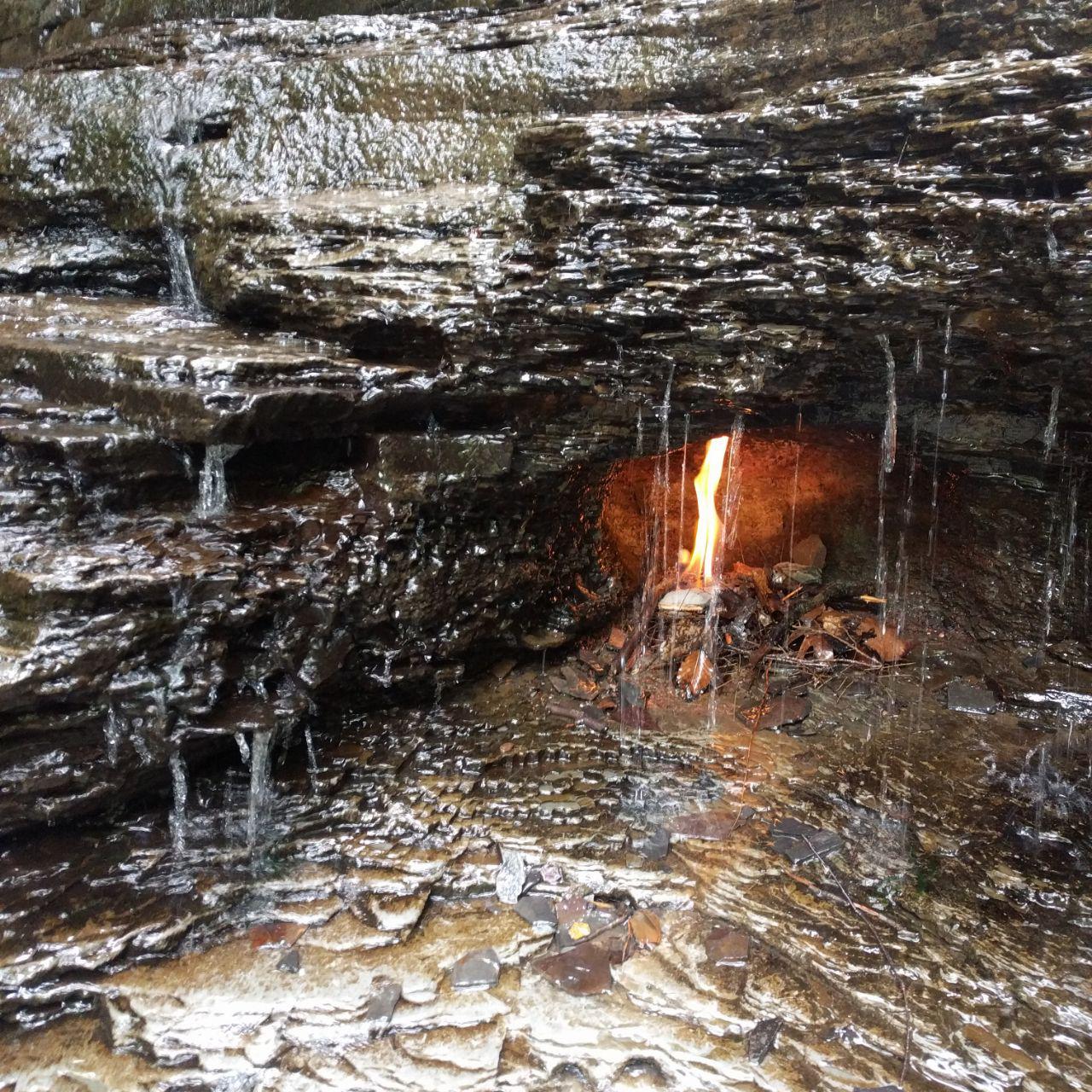Photos: Hike to Eternal Flame Falls in Chestnut Ridge Park, Orchard ...