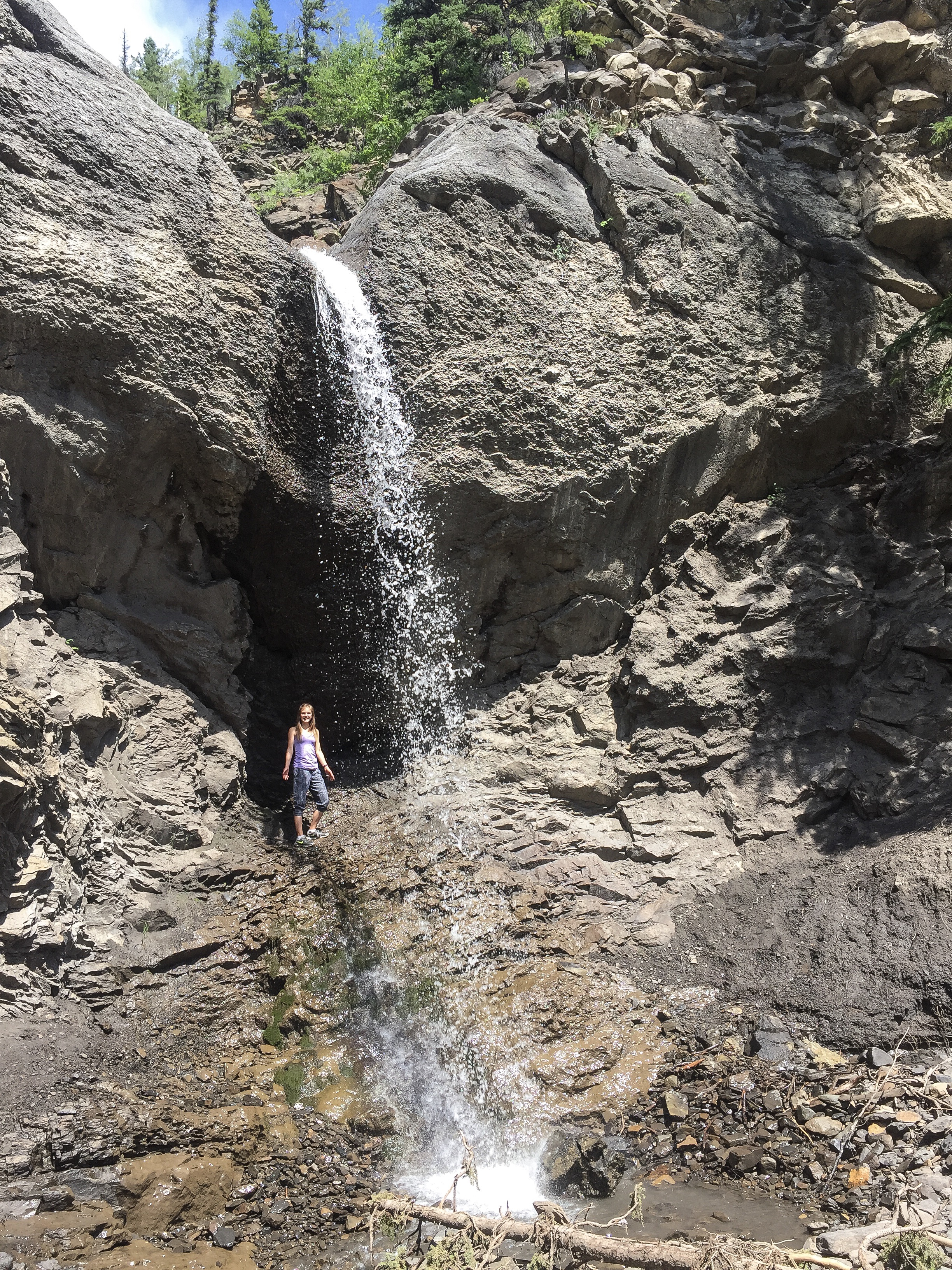 Hike to Twin Falls In Grande Cache, Greenview No. 16, Alberta