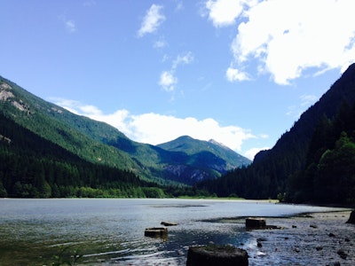 Camping in the North Cascades at Diablo Lake, Colonial Creek Campground