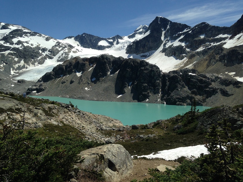 Hiking to Wedgemount Lake, Whistler, British Columbia
