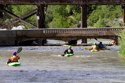 Whitewater Kayaking the Weber River, Weber River, Henefer to Taggart