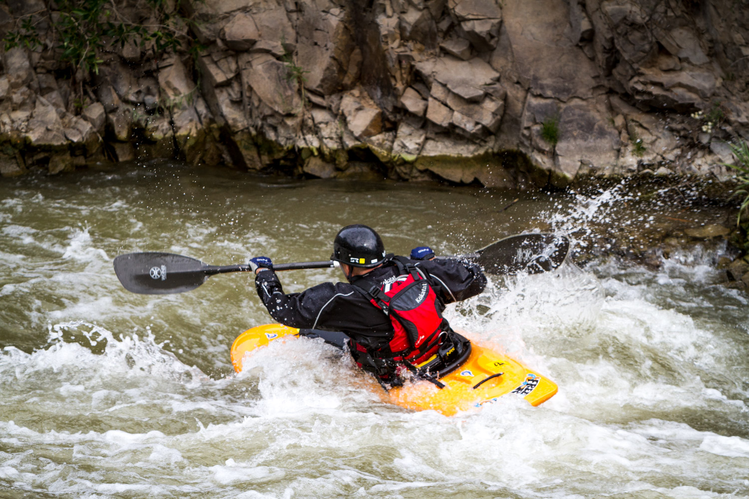 Whitewater Kayaking the Weber River, Croydon, Utah