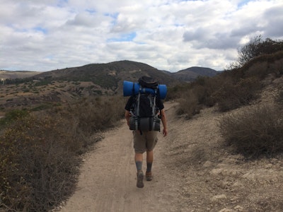 Hike-in Primitive Camping at Crystal Cove SP, El Moro Canyon Trailhead