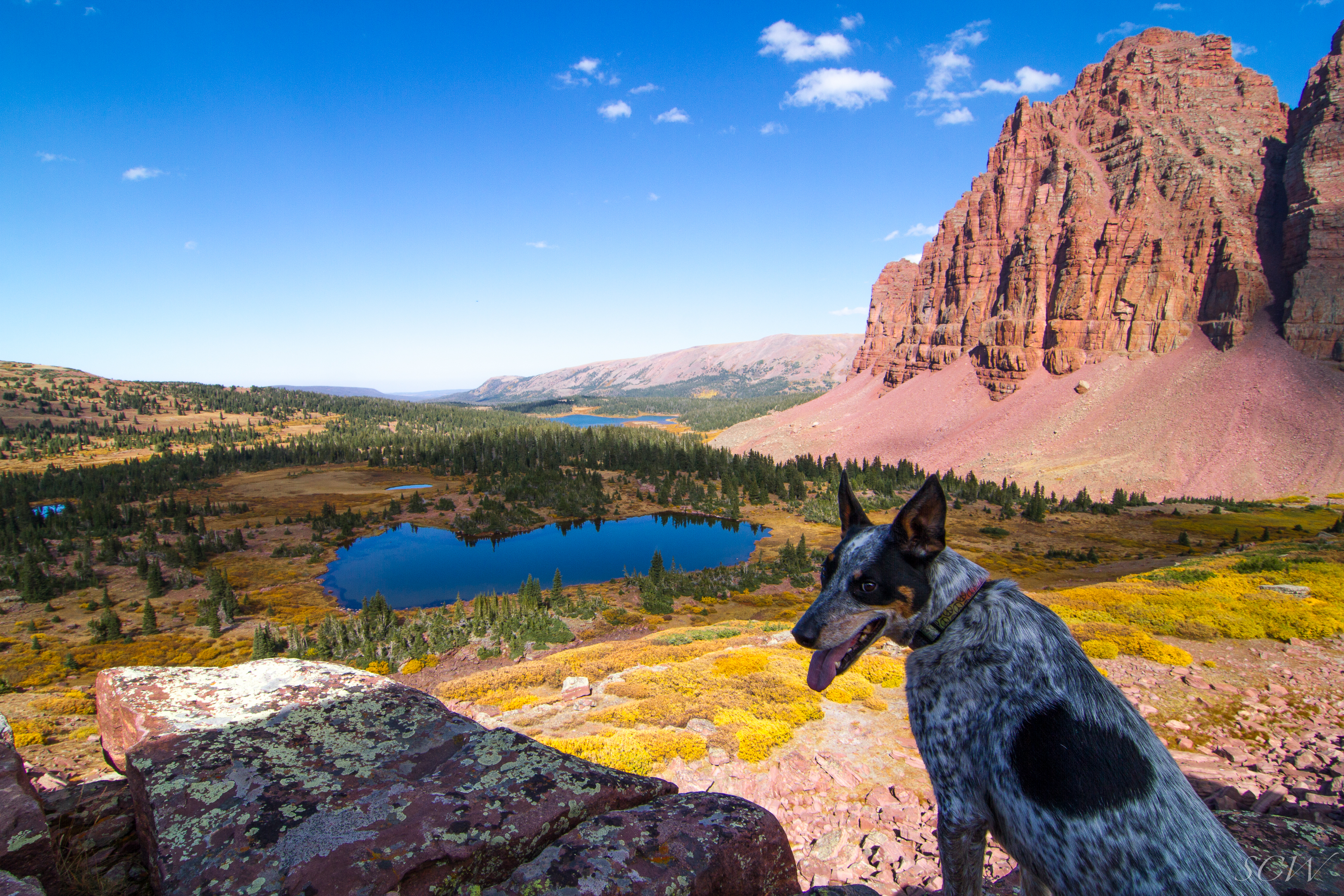 Photos: Red Castle and Red Castle Lakes, Evanston, Utah