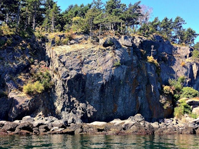 Kayaking at Point Doughty State Park, Orcas Island, San Juan Islands