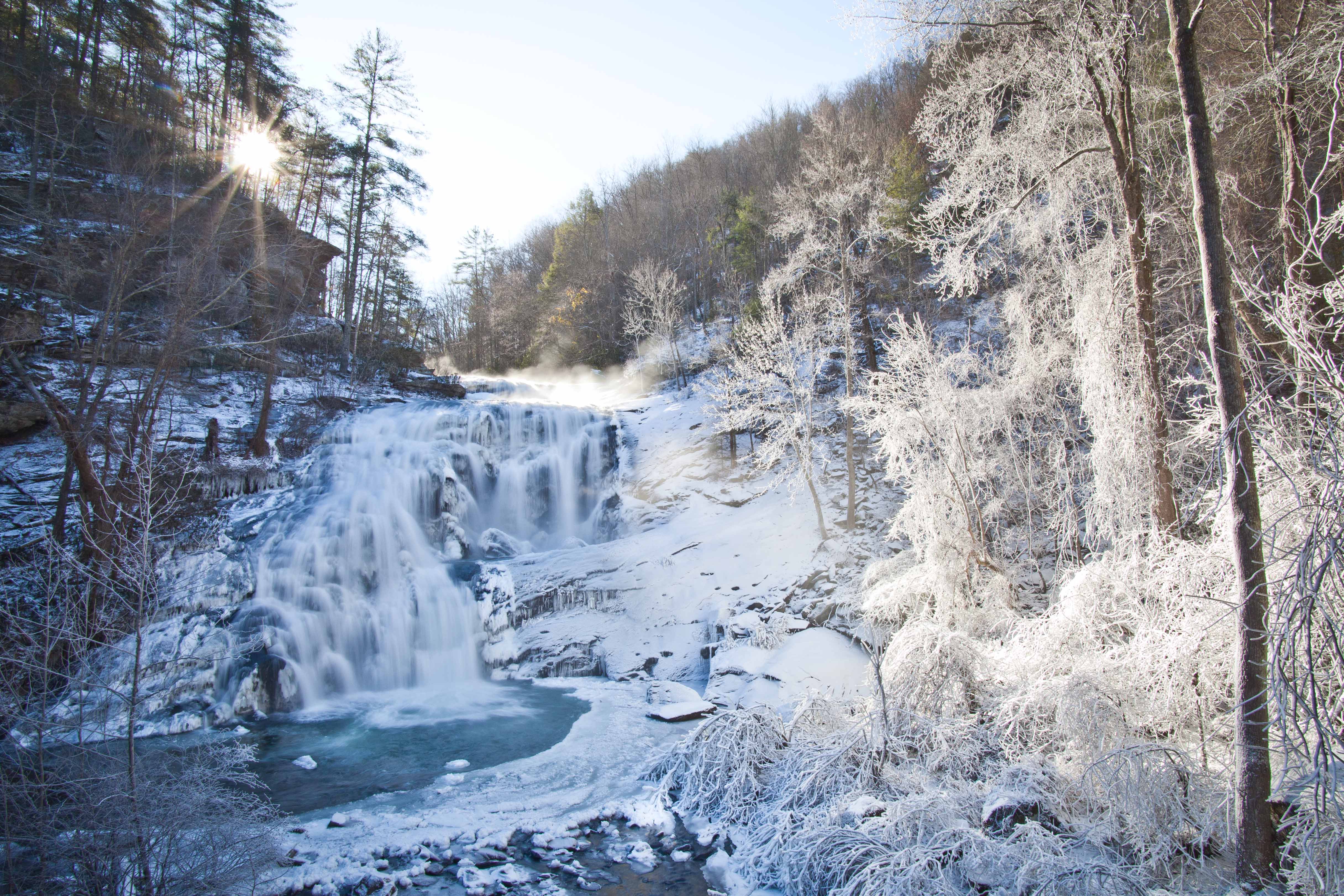 Exploring Bald River Falls, Tellico Plains, Tennessee