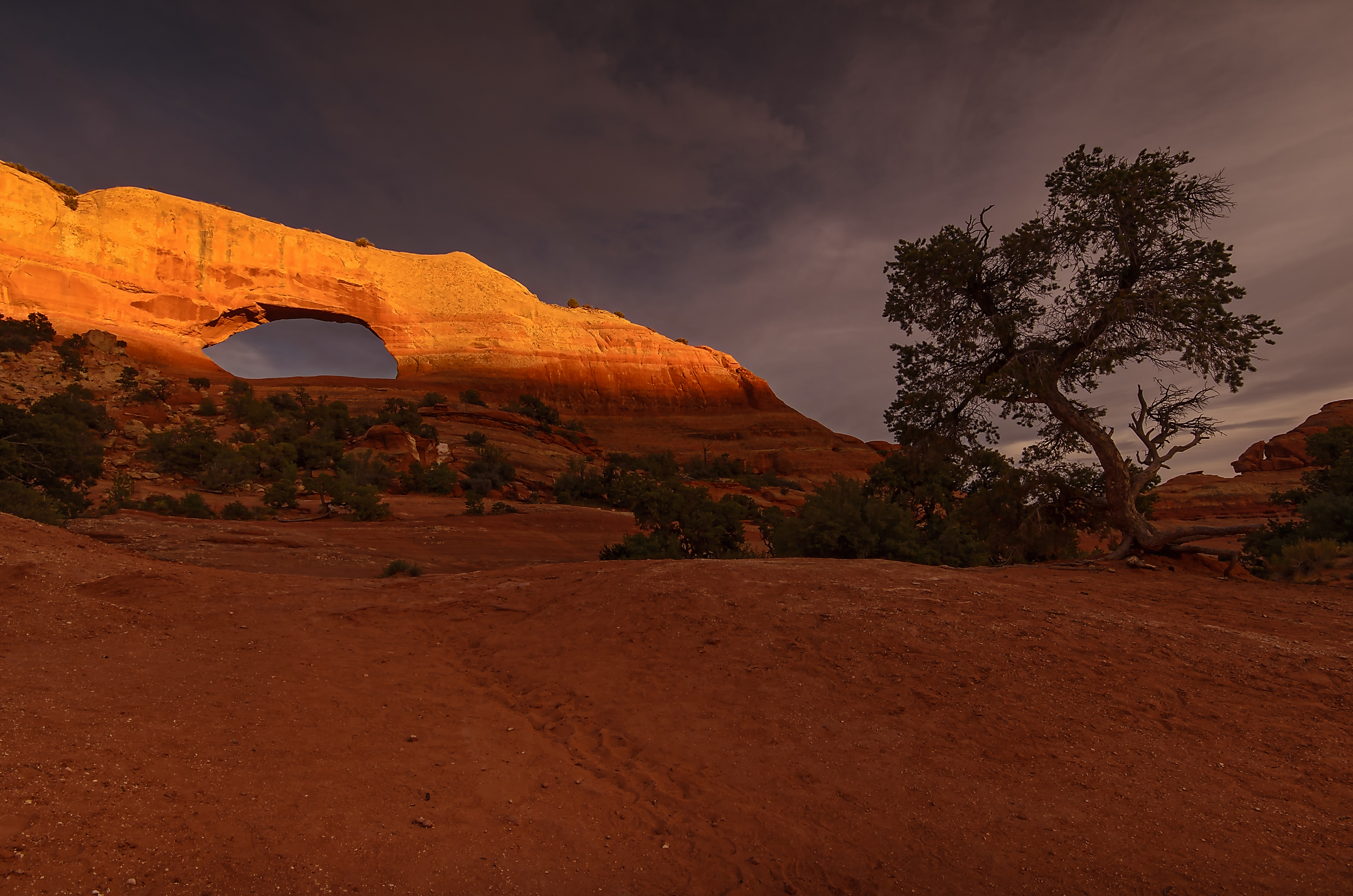 Hiking to Wilson Arch, Moab, Utah