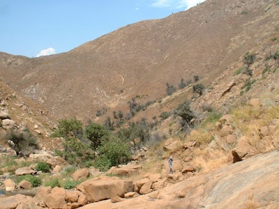 Hiking to the 3-Sisters Falls, Three Sisters Falls Trailhead