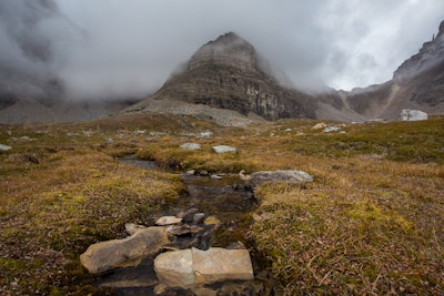 Hike to the Larch Valley, Moraine Lake Parking Lot and Trailhead