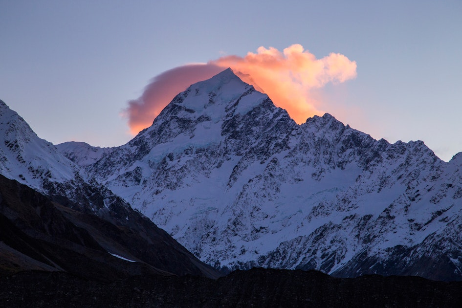 Catch the Sunrise at Kea Point, Mount Cook National Park, New Zealand