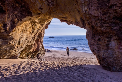 Photographing the Sunset at Panther Beach, Panther Beach