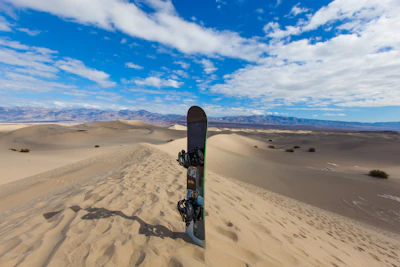 Sandboarding the Mesquite Sand Dunes, Mesquite Sand Dunes