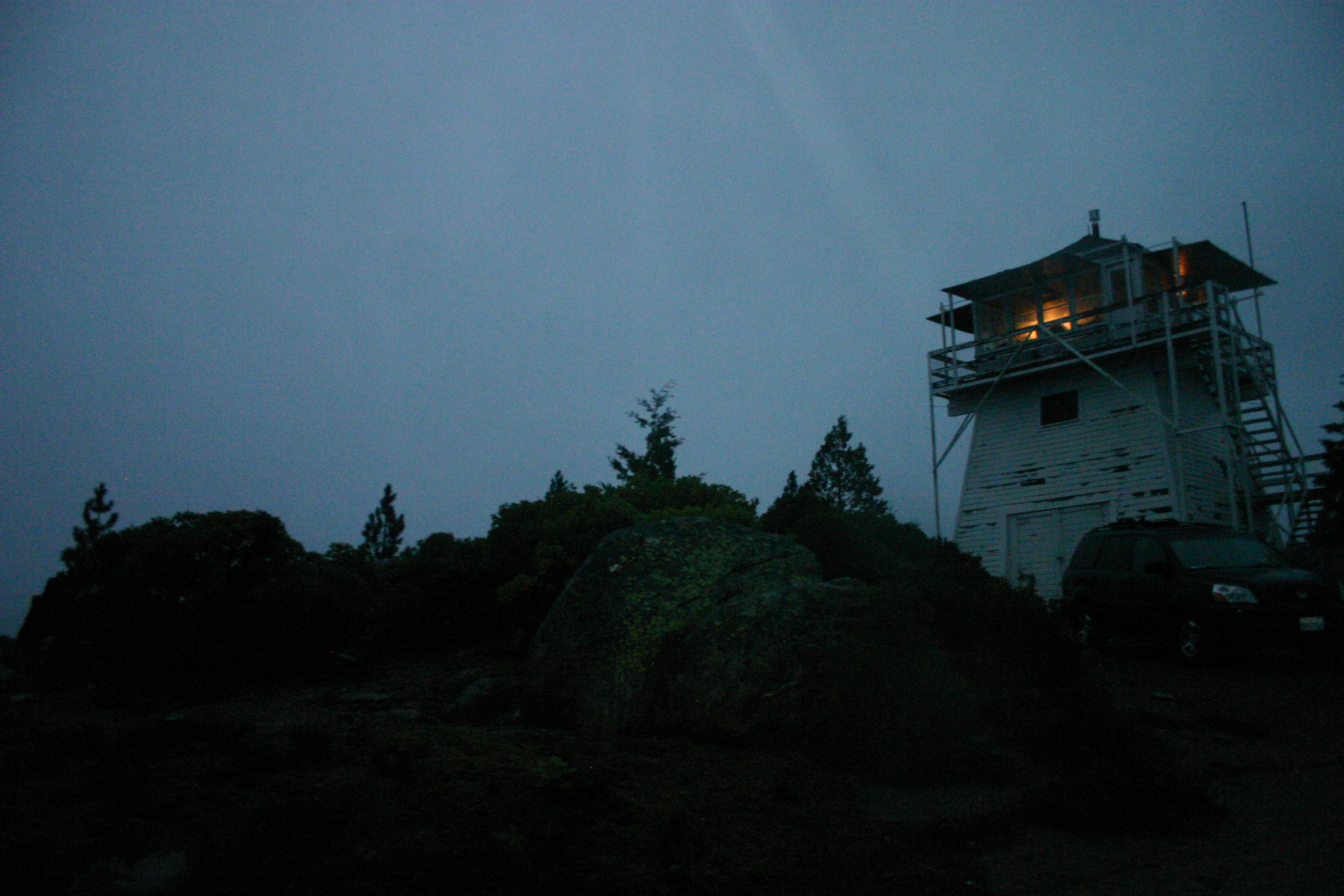 Photos: Camp at the Calpine Fire Lookout, Calpine, California