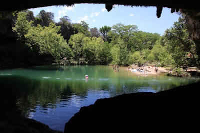 Swim at Hamilton Pool Preserve, Hamilton Pool Preserve