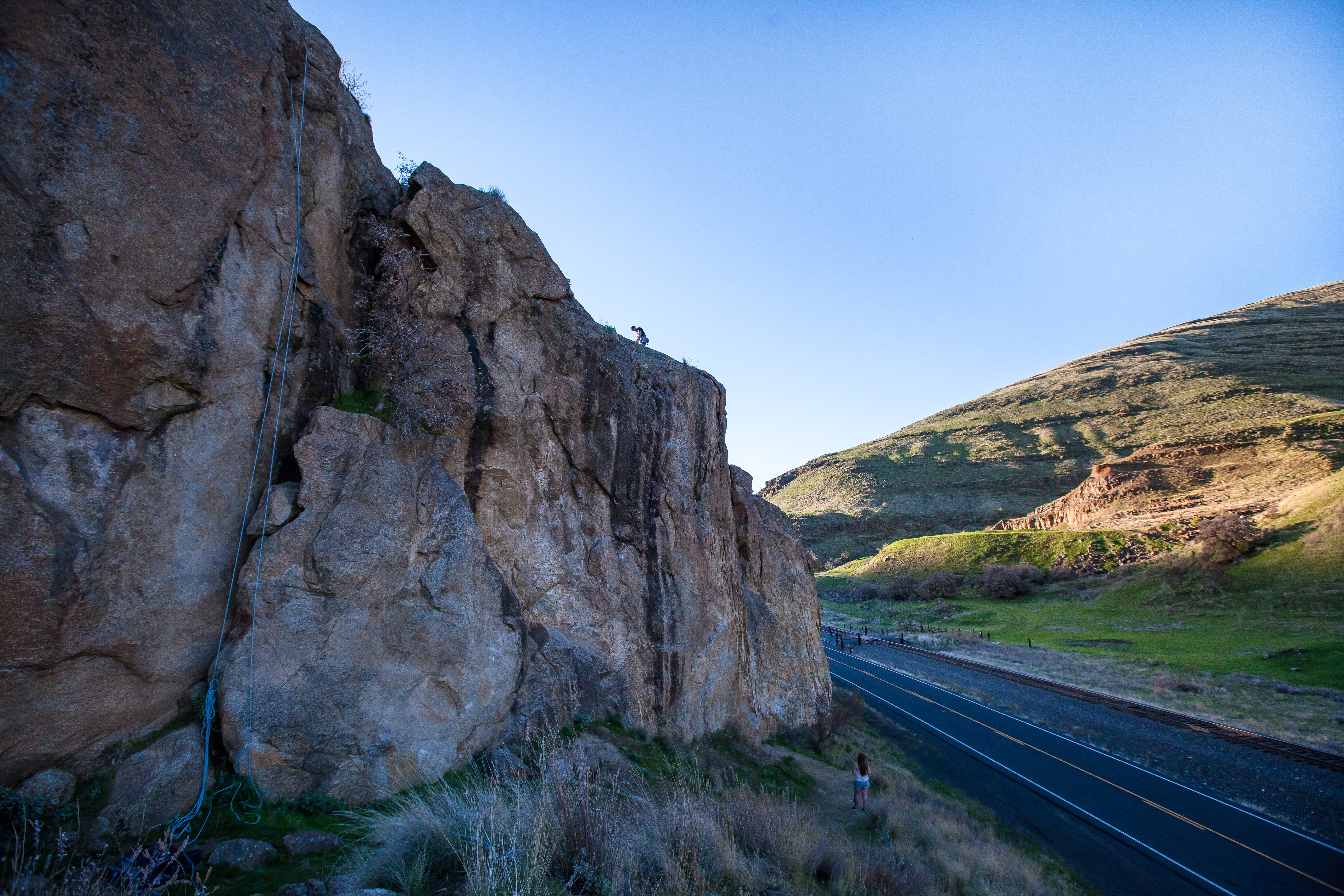 Rock Climbing at Granite Point, Colton, Washington