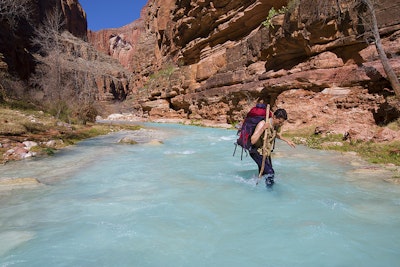 Hike to the Confluence of the Colorado River and Havasu Creek ...