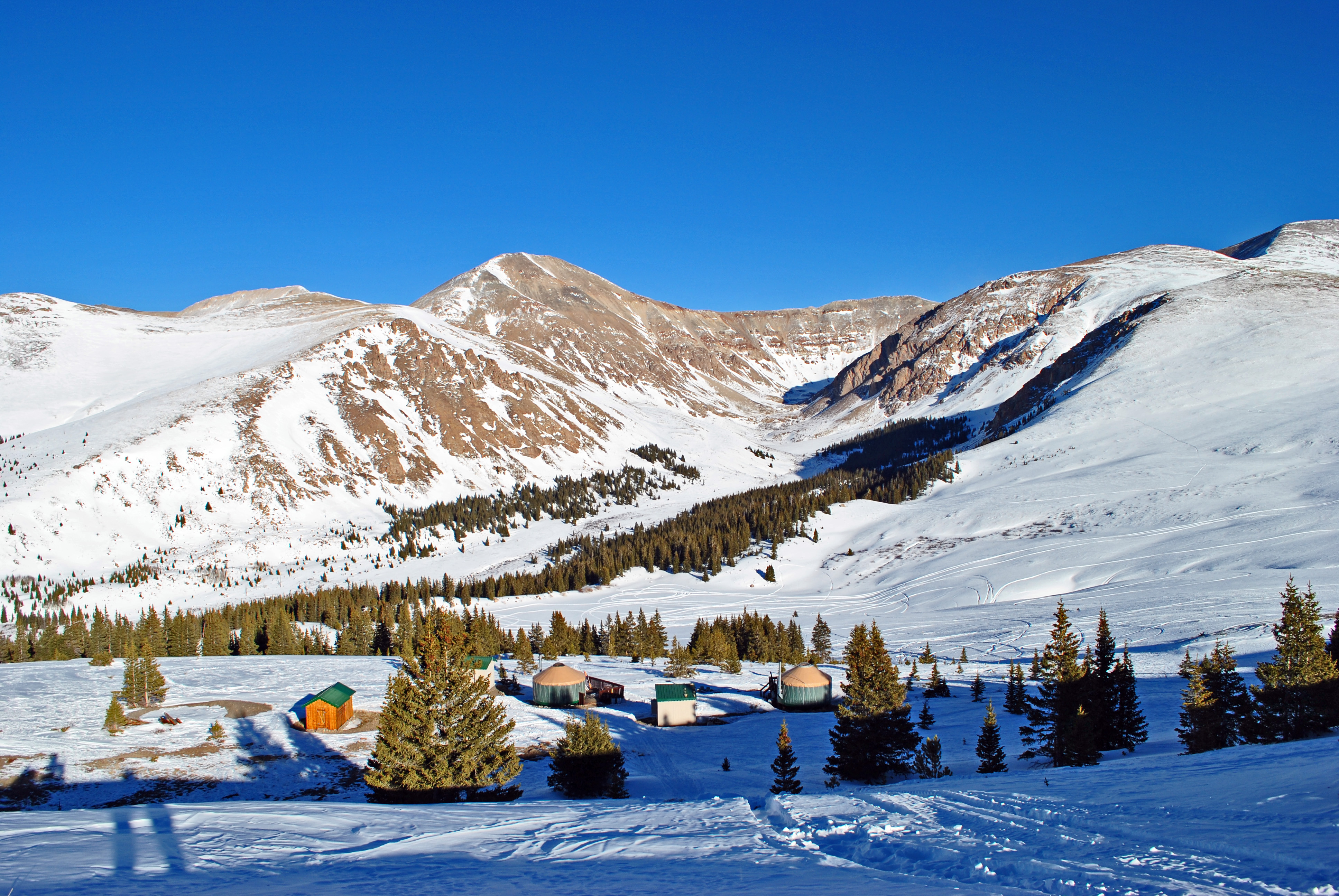 Overnight at the Emma and Marceline Yurts, Leadville, Leadville, Colorado