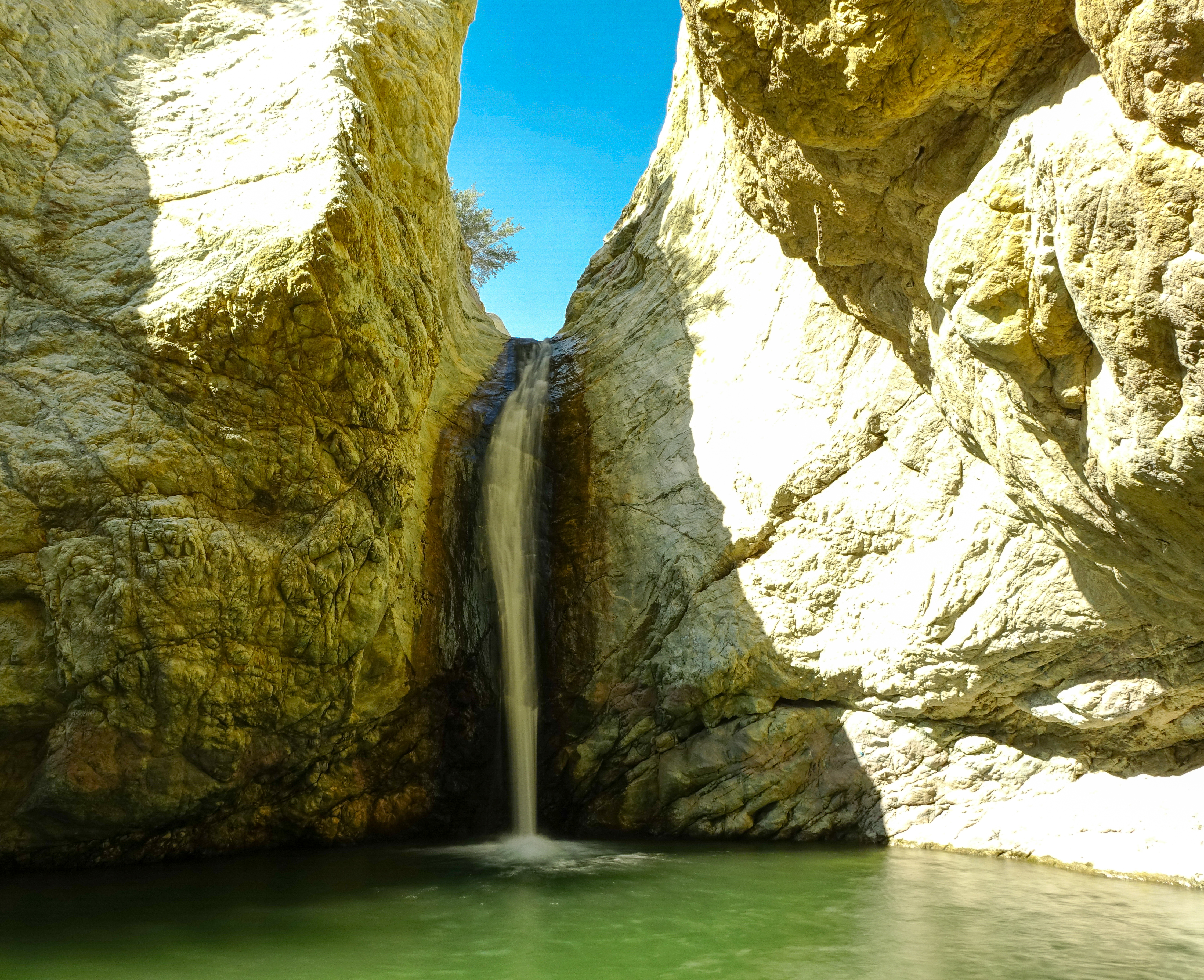 Hike to the Baldy Slide Waterfall, Claremont, California