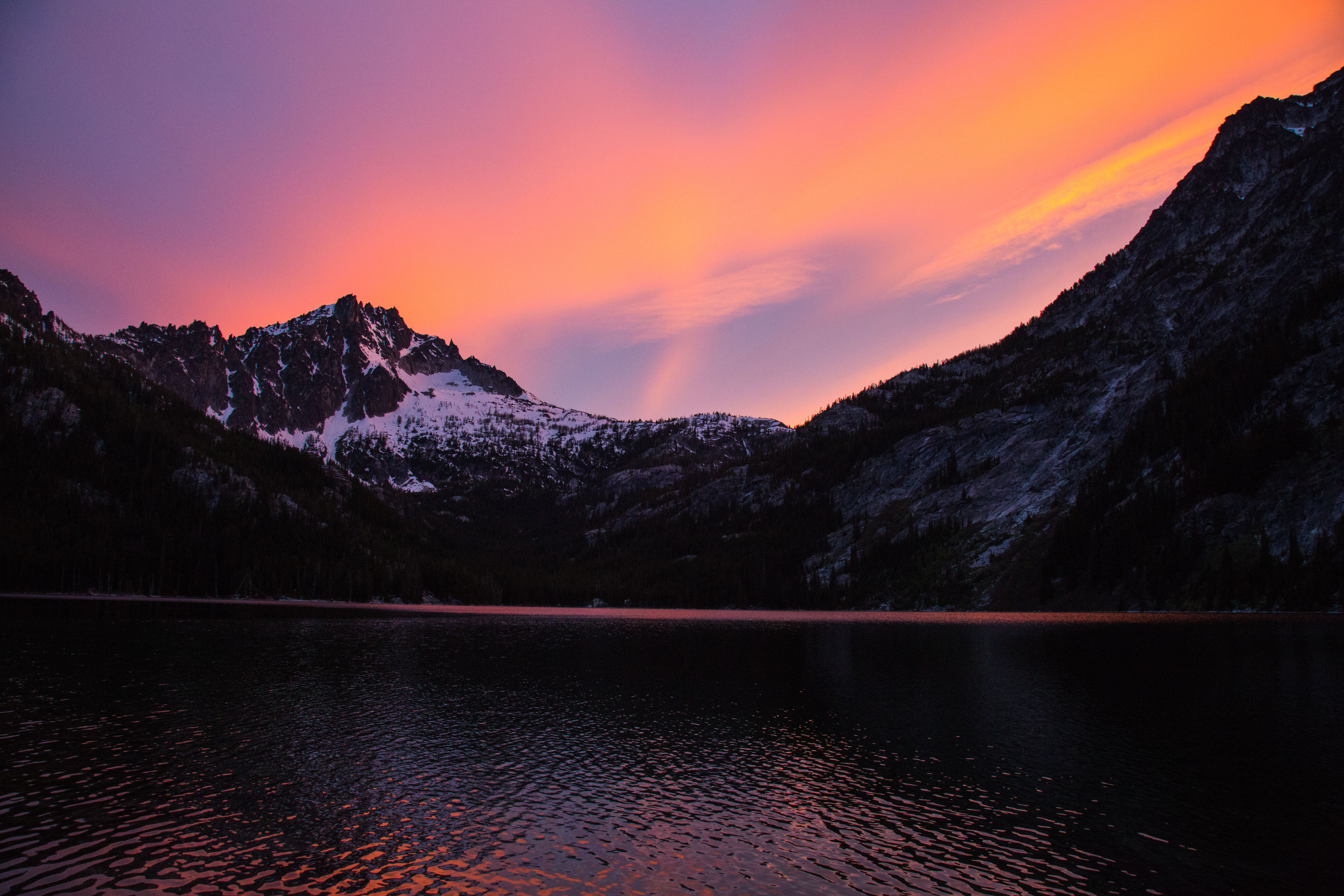The Enchantments: Stuart Lake Trailhead to Snow Lake Trailhead ...