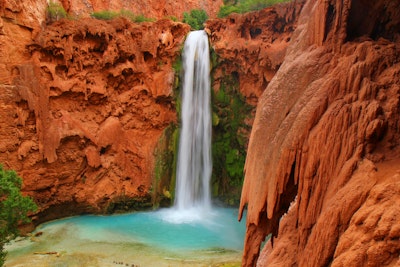 Hike to Beaver Falls, Havasupai Campground