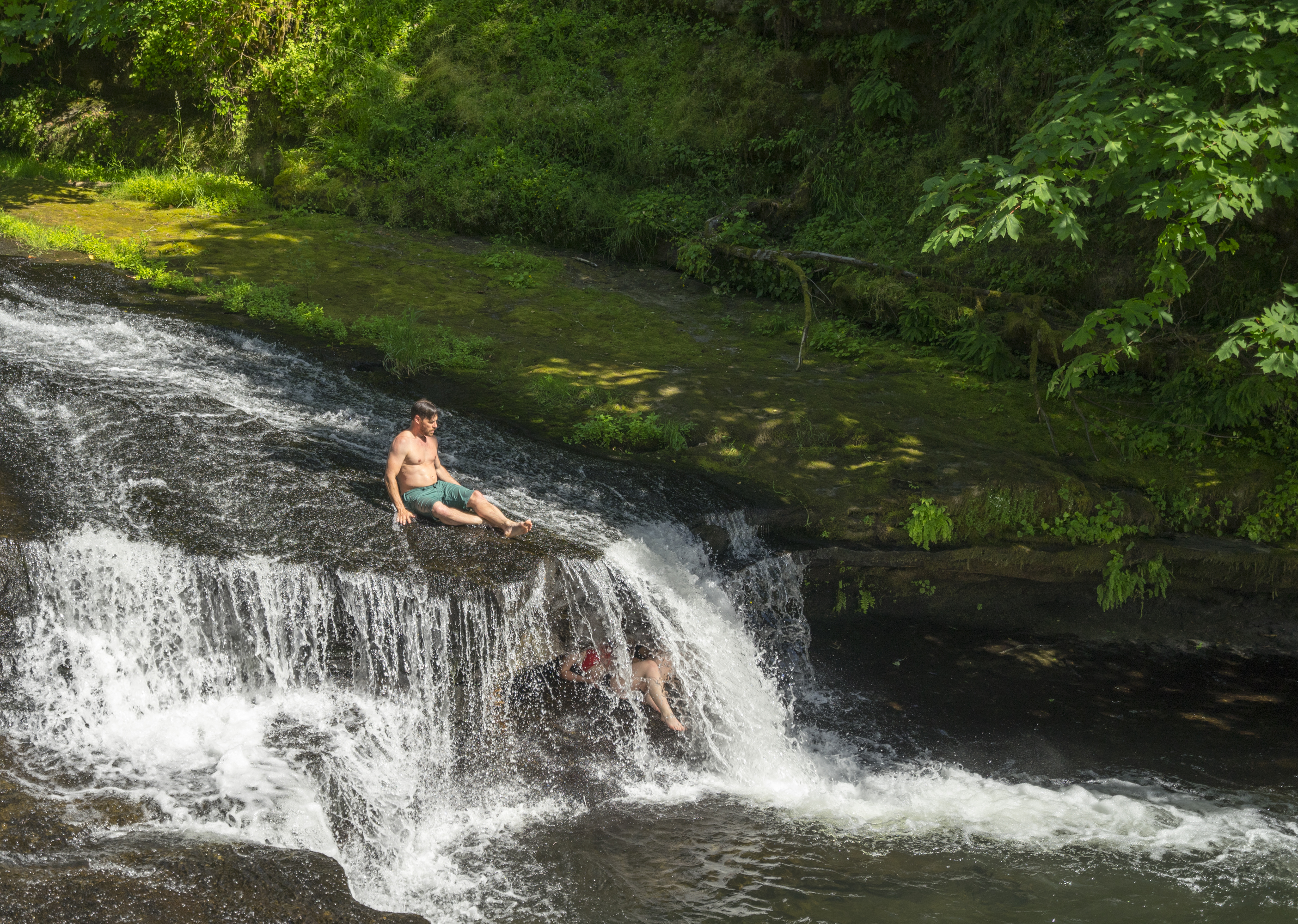 Photo of Triangle Lake Rock Slides and Lake Creek Falls