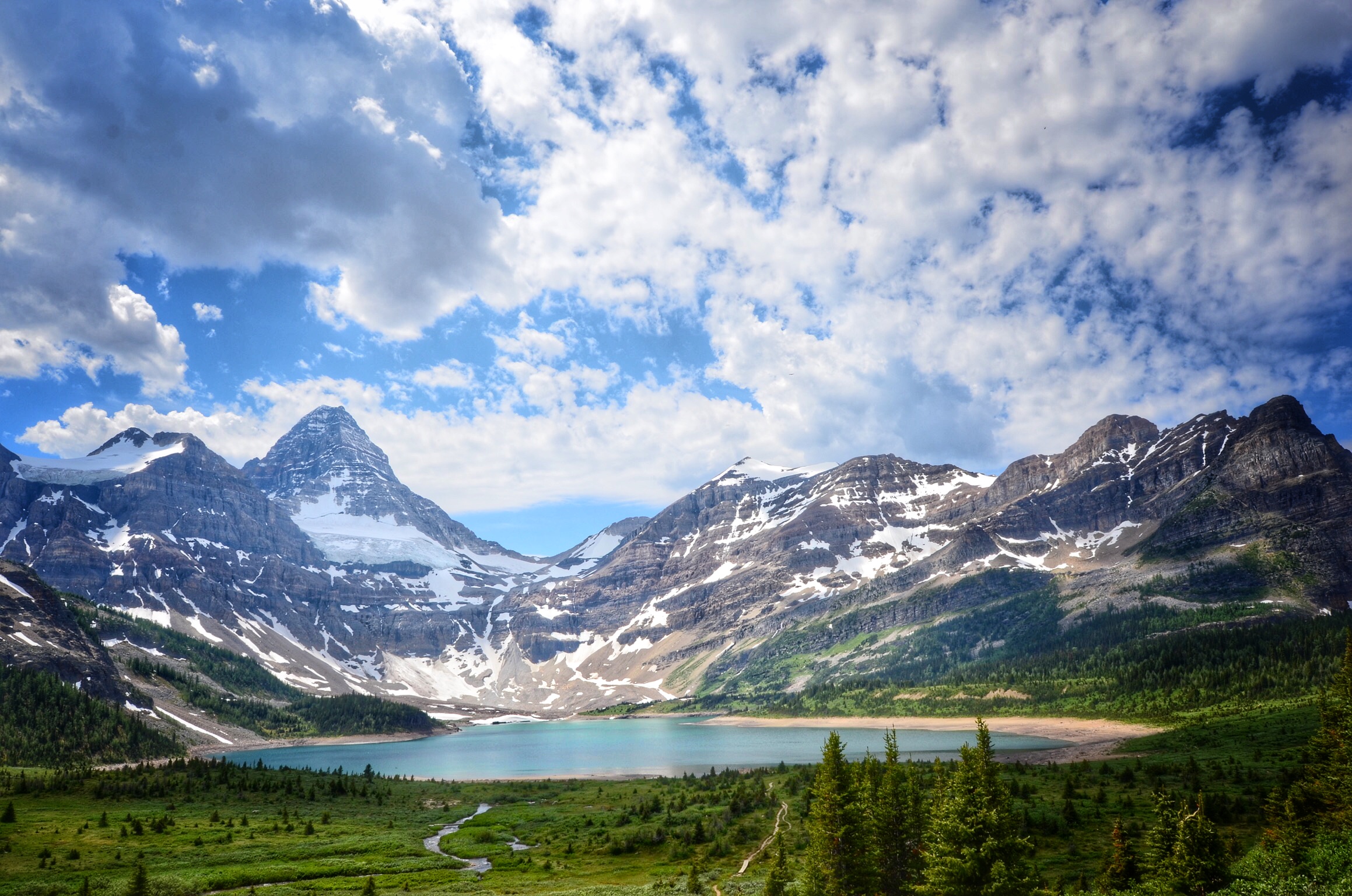 Mount Assiniboine: Sunshine Village to Mount Shark, Banff, Alberta