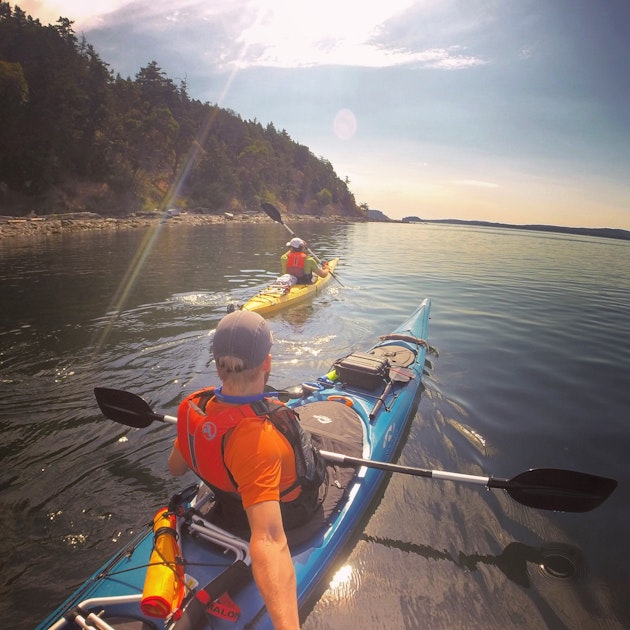 Kayak Camp on Stuart Island, Friday Harbor, Washington