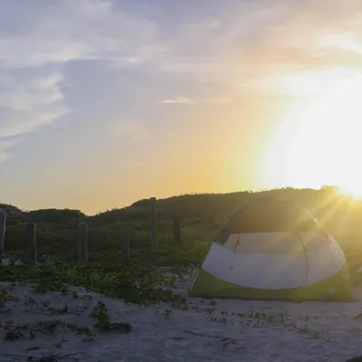 Beach Camp at Mustang Island, Mustang Island State Park Ranger Station