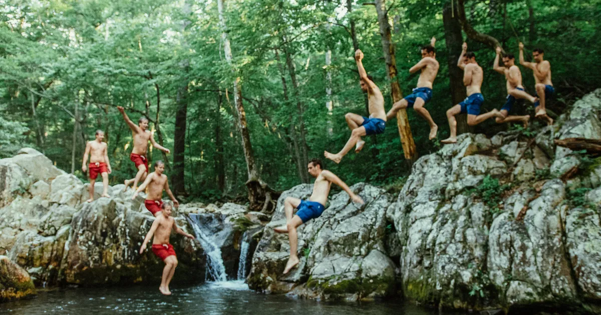 Swim at Arnold Valley Pool, Natural Bridge Station, Virginia
