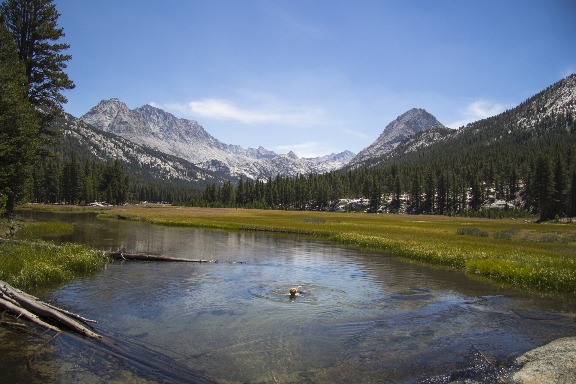Evolution Valley via Florence Lake, Lakeshore, California