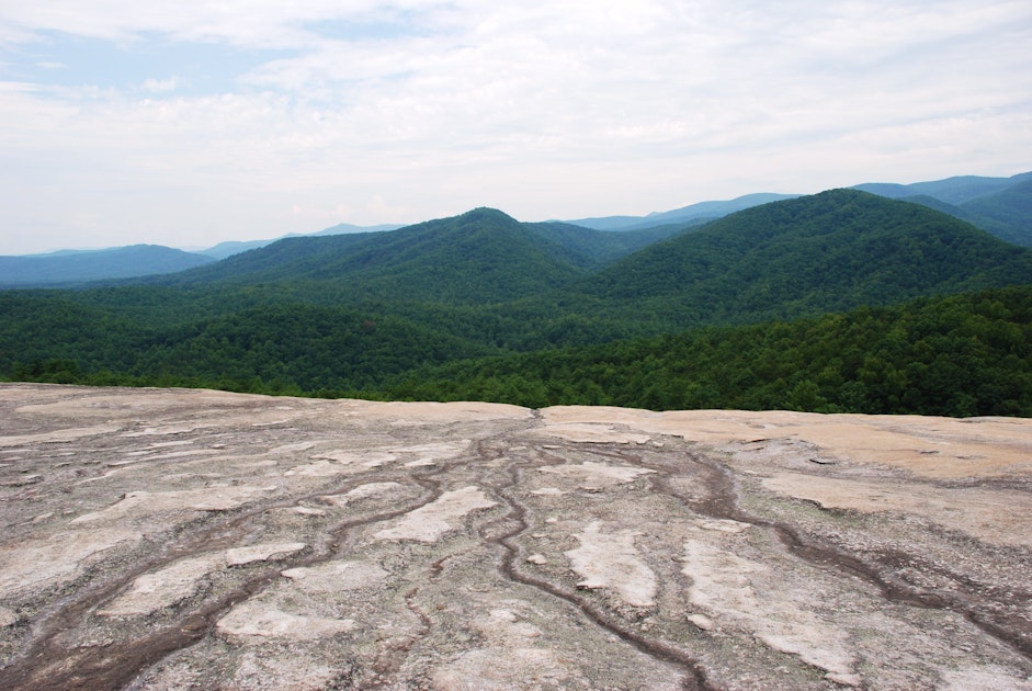 Hike to Wolf Rock and Cedar Rock, Traphill, North Carolina
