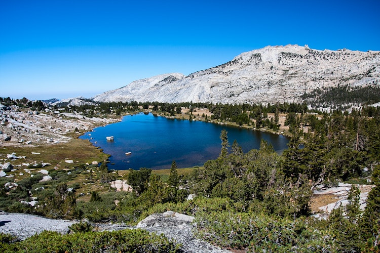 Backpack to Fletcher Lake and Summit Vogelsang Peak, Yosemite