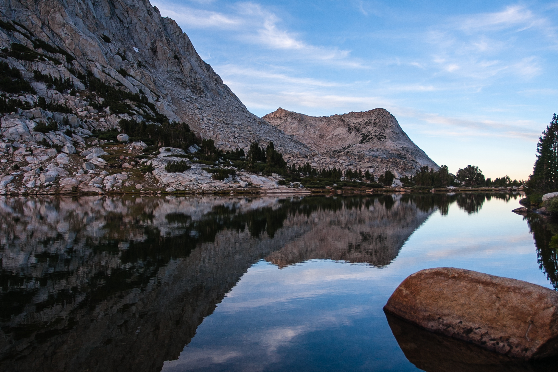 Fletcher Lake and Vogelsang Peak, YOSEMITE NATIONAL PARK, California