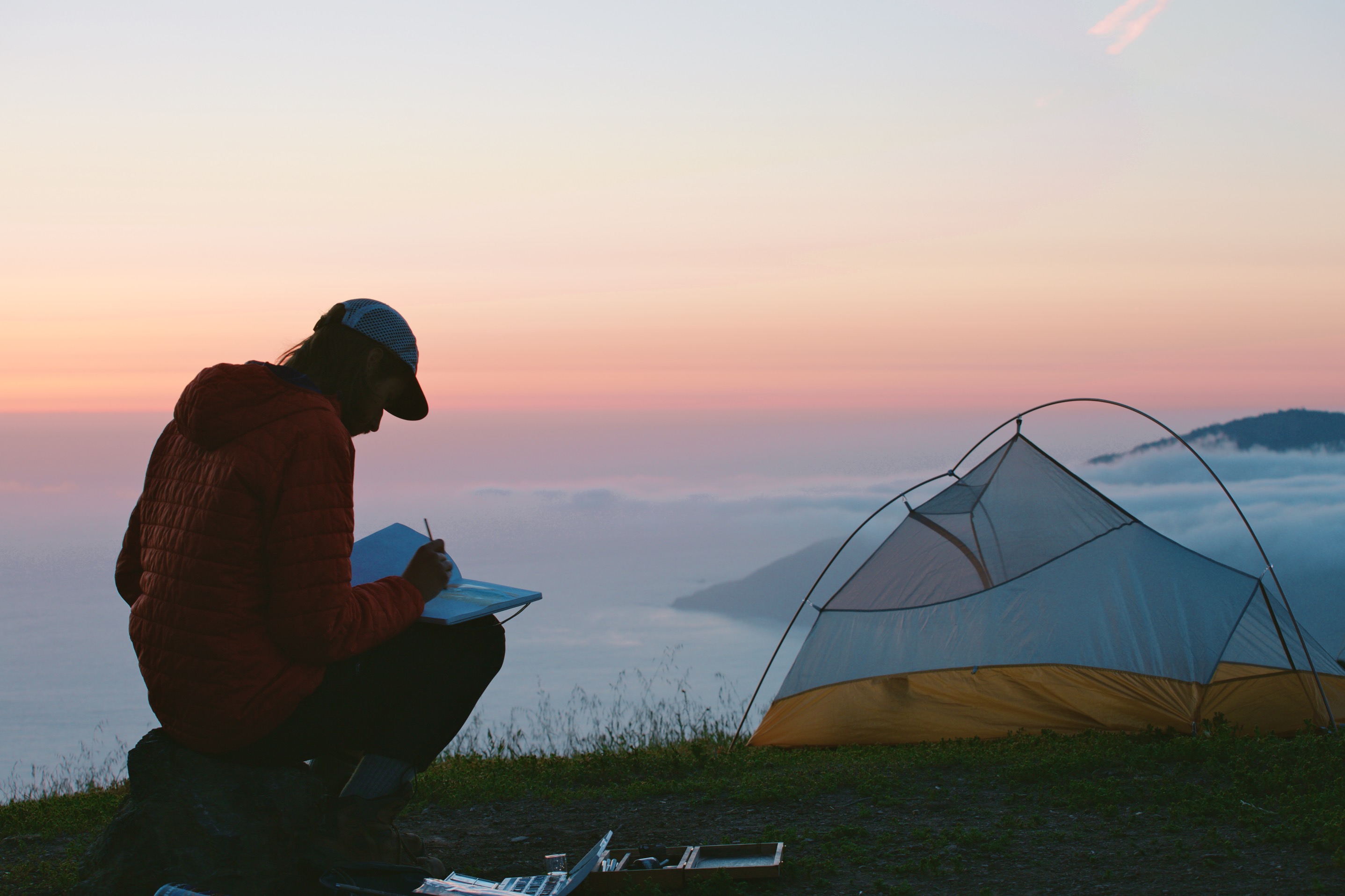 Photos: Camp on Prewitt Ridge, Big Sur, California
