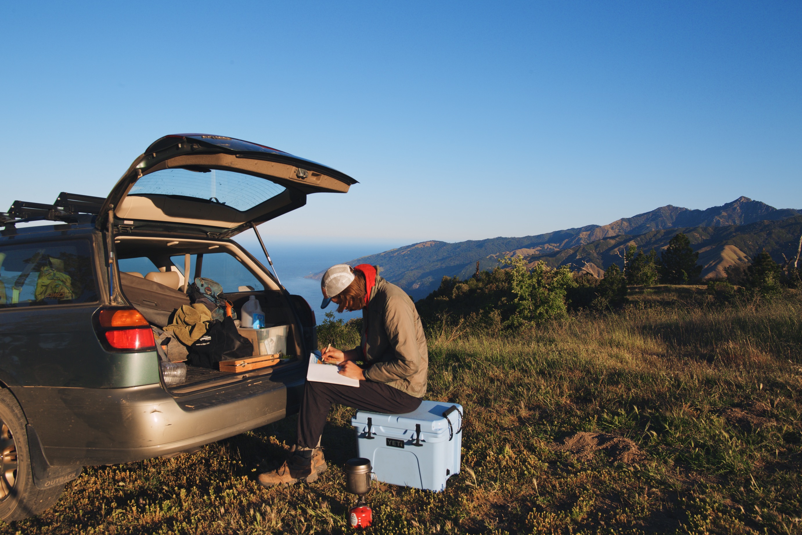 Photos: Camp on Prewitt Ridge, Big Sur, California