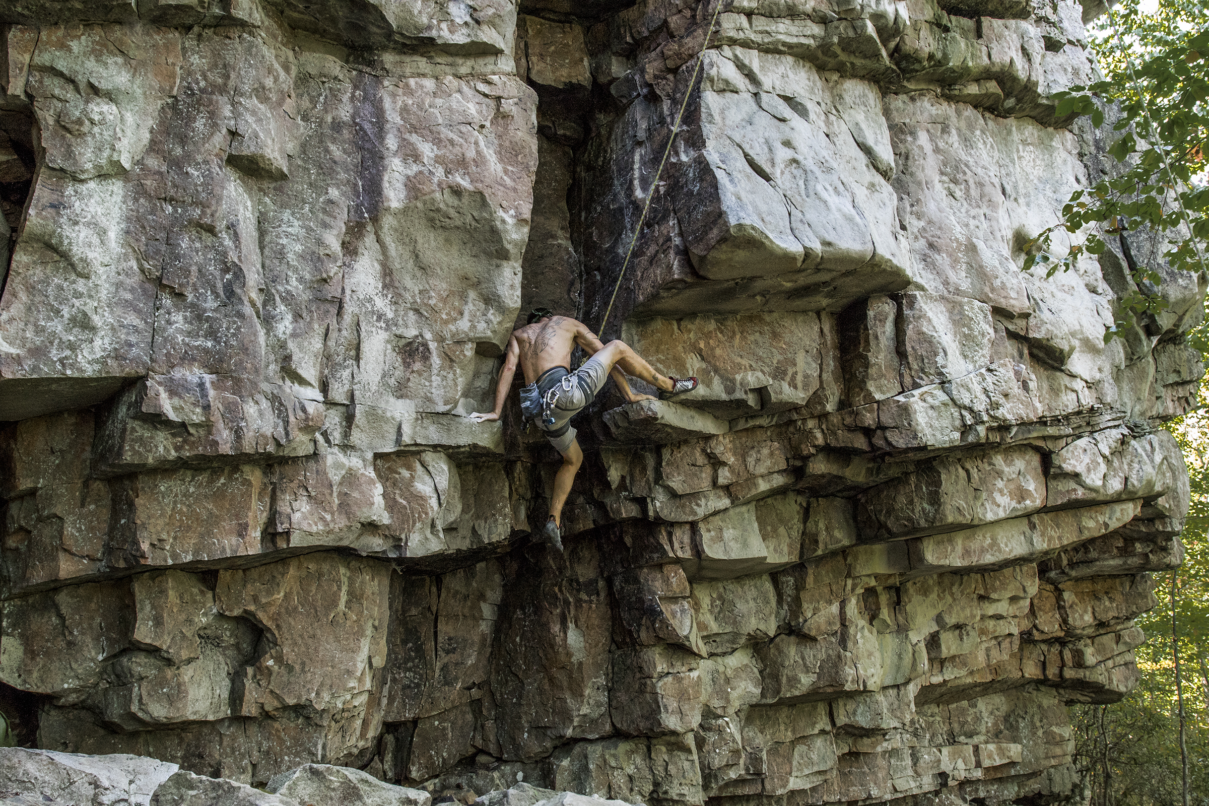 Climb Hidden Rocks, Dayton, Virginia