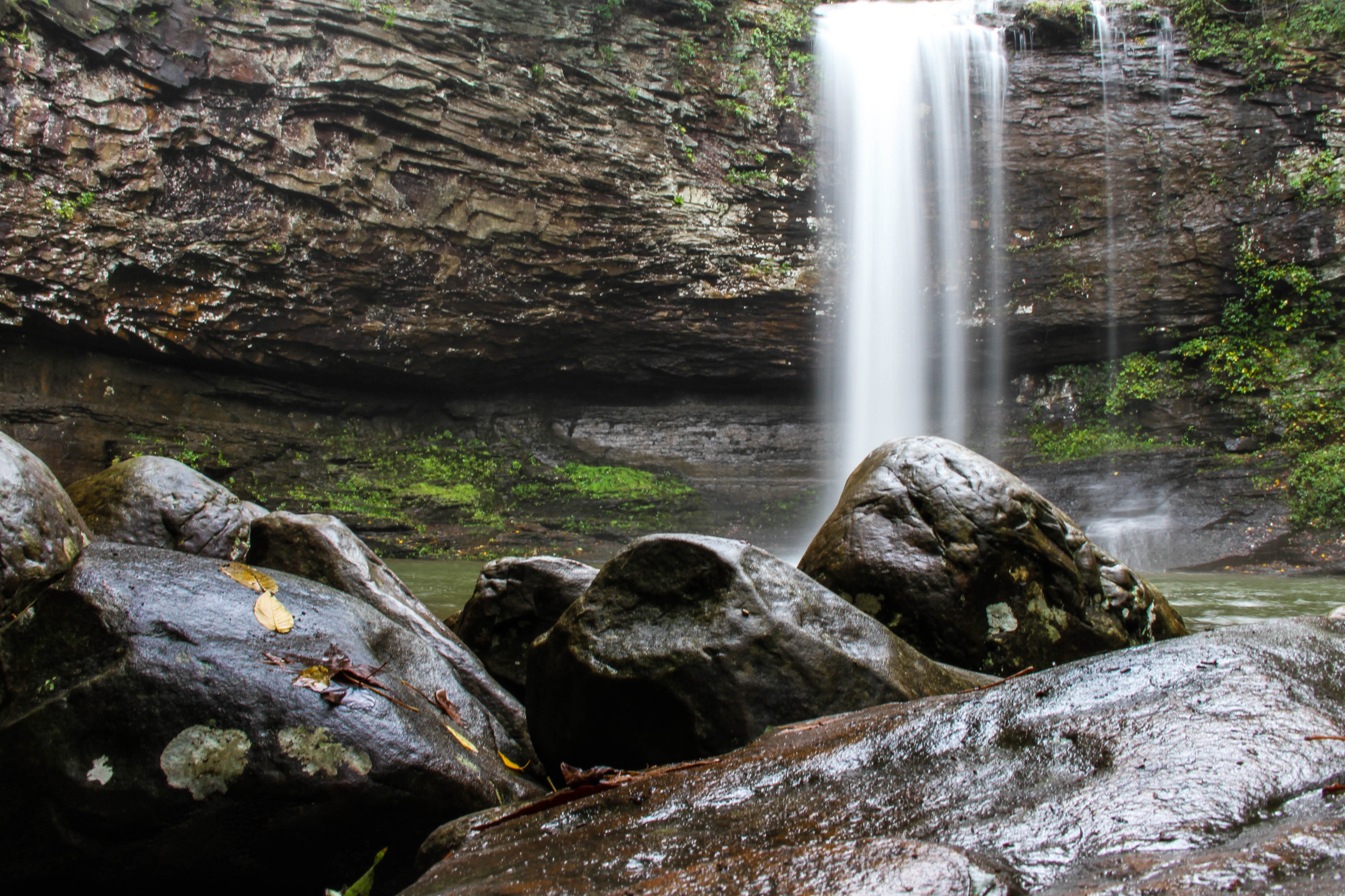 Hike the West Rim Trail to Cherokee Falls , Rising Fawn, Georgia