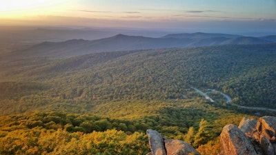 Hike to Mary's Rock Summit in Shenandoah National Park, Meadow Spring ...