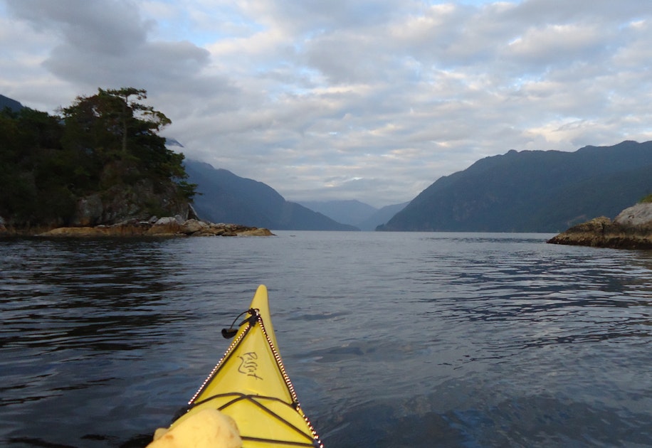 Kayak Sechelt Inlet, Sechelt, British Columbia