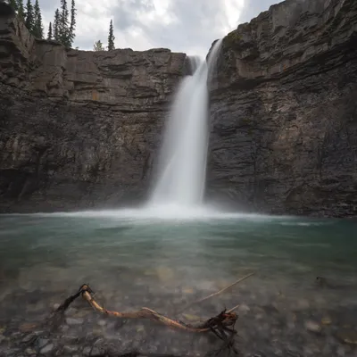 Explore Crescent Falls, Bighorn Gorge Viewing Area
