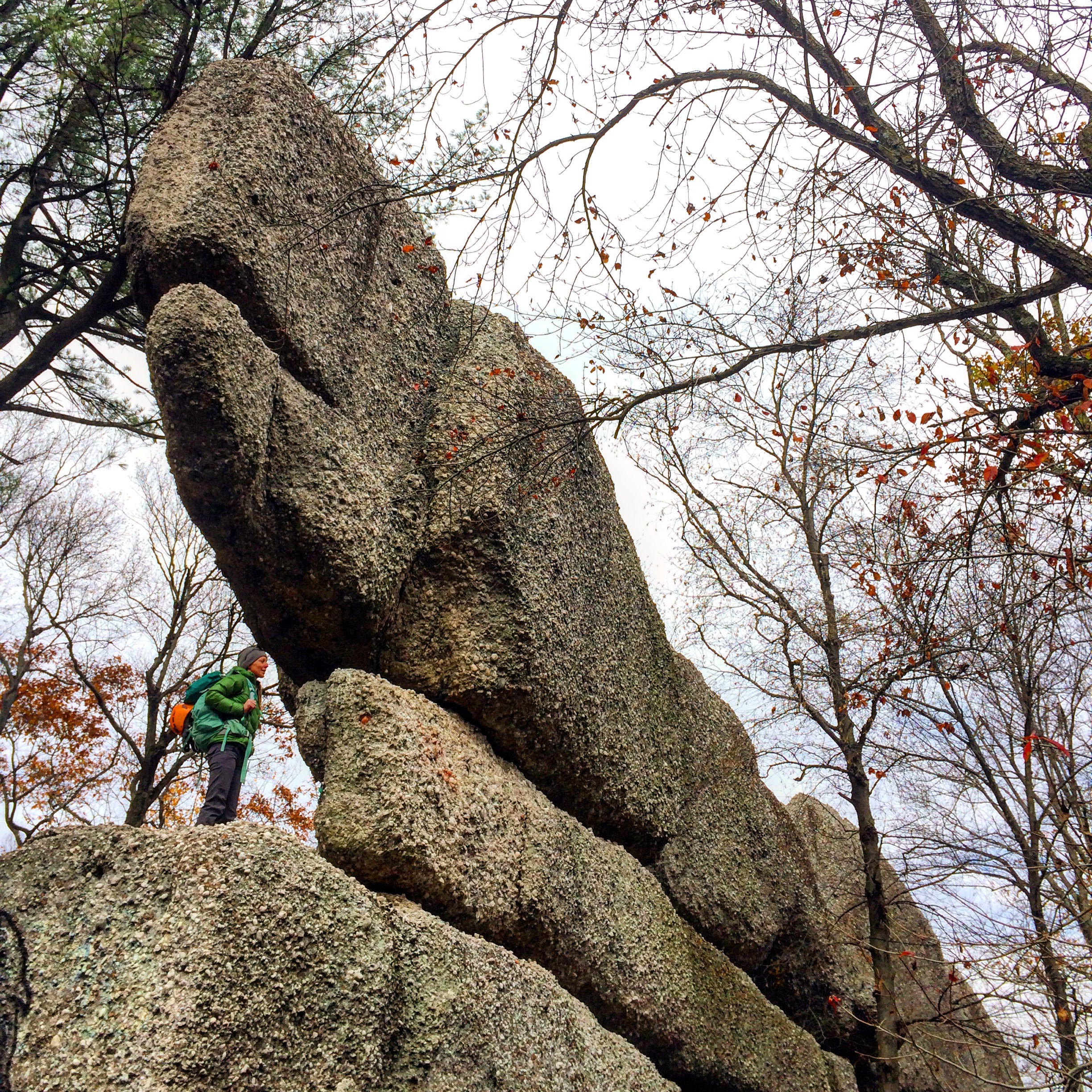 Photos: Climb Boxcar Rocks, Jonestown, Pennsylvania