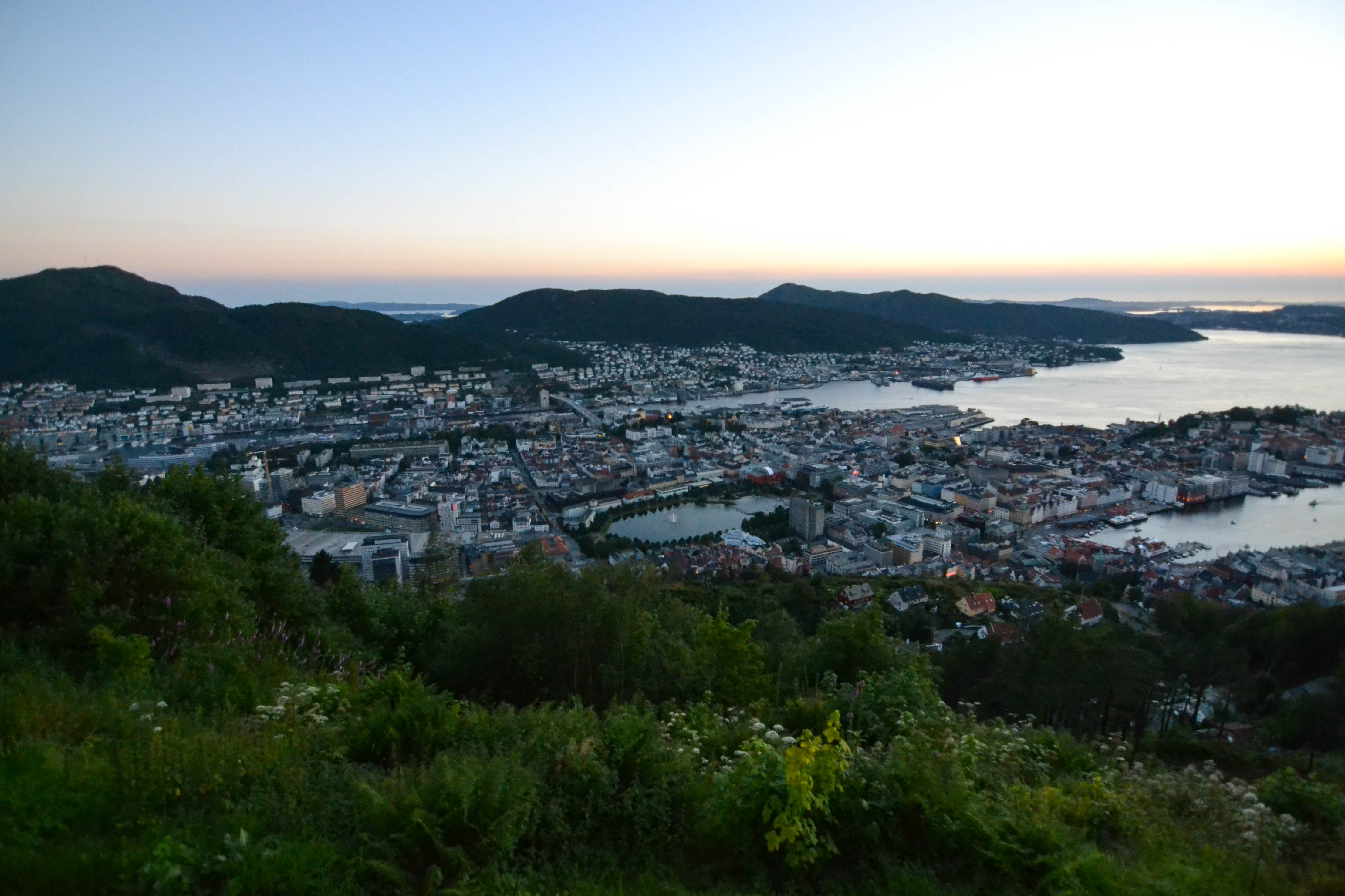 Hike to the Mount Floyen View Point, Bergen, Norway