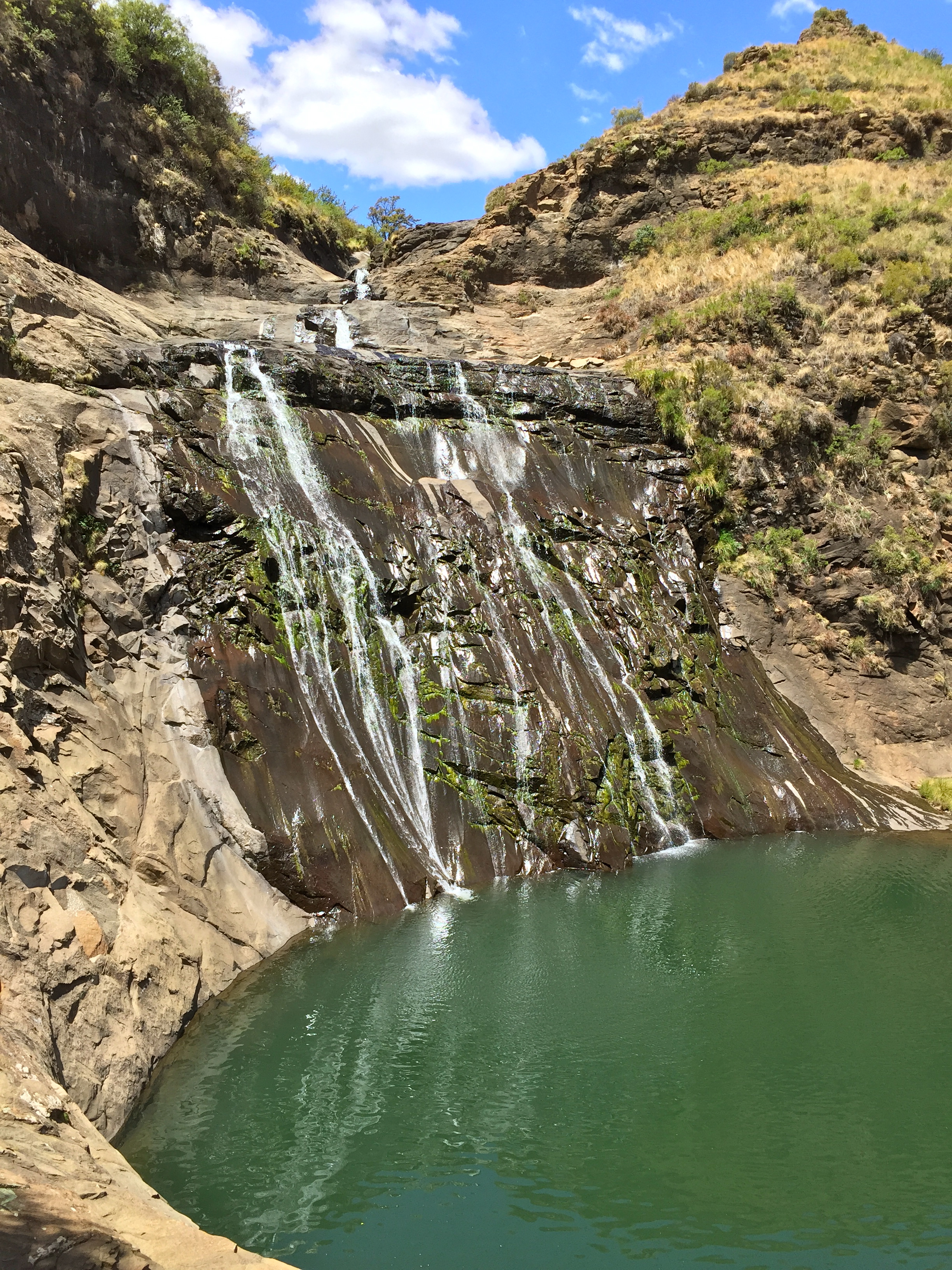 Photos: Hike to Qiloane Falls, God Help Me Pass, Lesotho