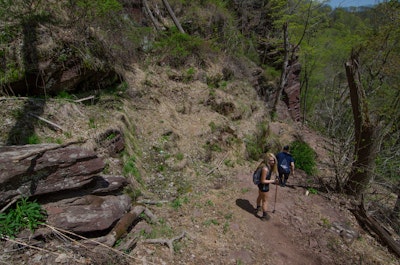 Hike the High Rocks State Park Loop, High Rocks Vista Parking Area