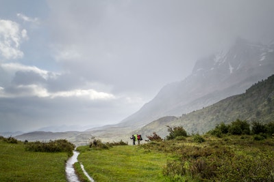 Backpack Torres Del Paine's "O" Circuit , O Circuit, Torres Del Paine NP
